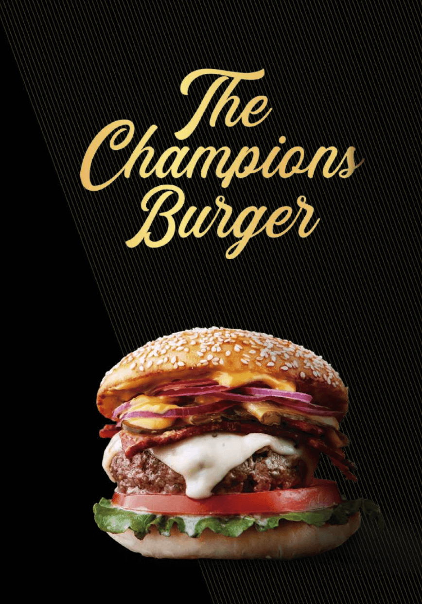 The Champions Burger - Gastroagencia